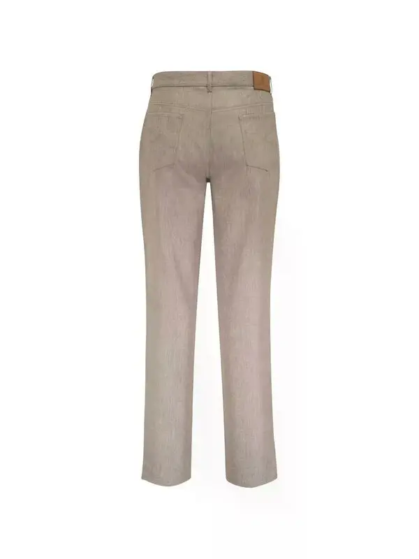 Brunello Cucinelli Straight-leg Five-pocket Wool Trousers