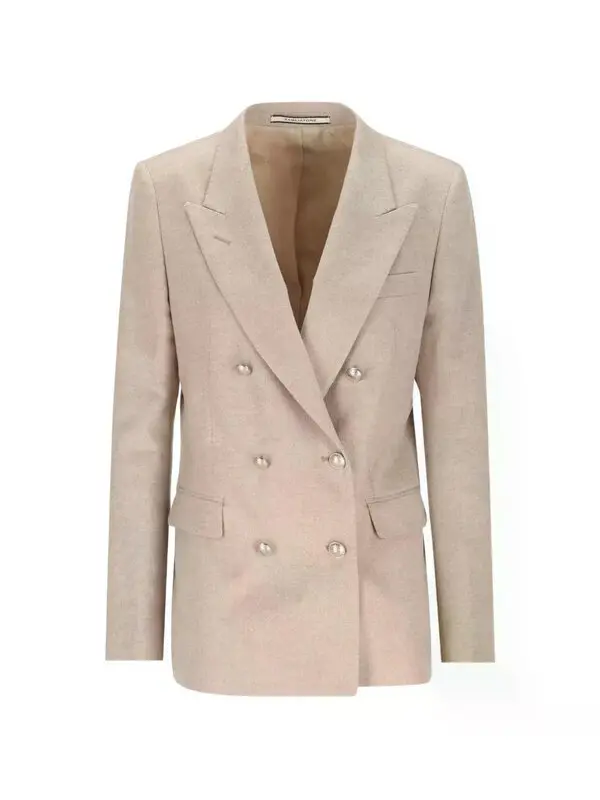 Tagliatore Double-breasted Peak-lapels Blazer - Neutrals