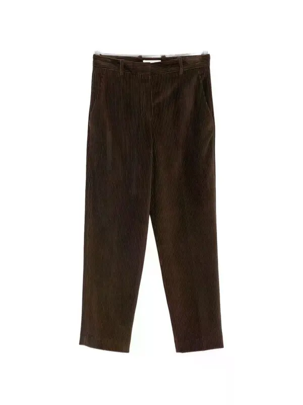 CIRCOLO 1901 Corduroy Straight-leg Trousers - Brown