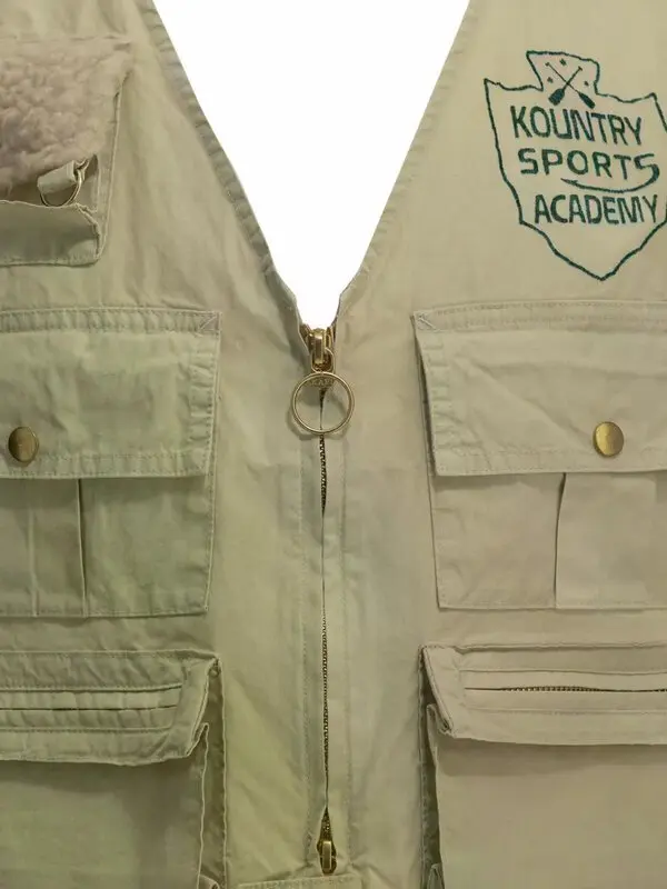 Kapital Fishing Multi-pocket Logo-print Vest