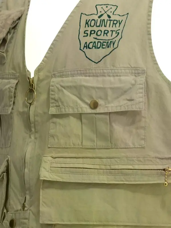 Kapital Fishing Multi-pocket Logo-print Vest