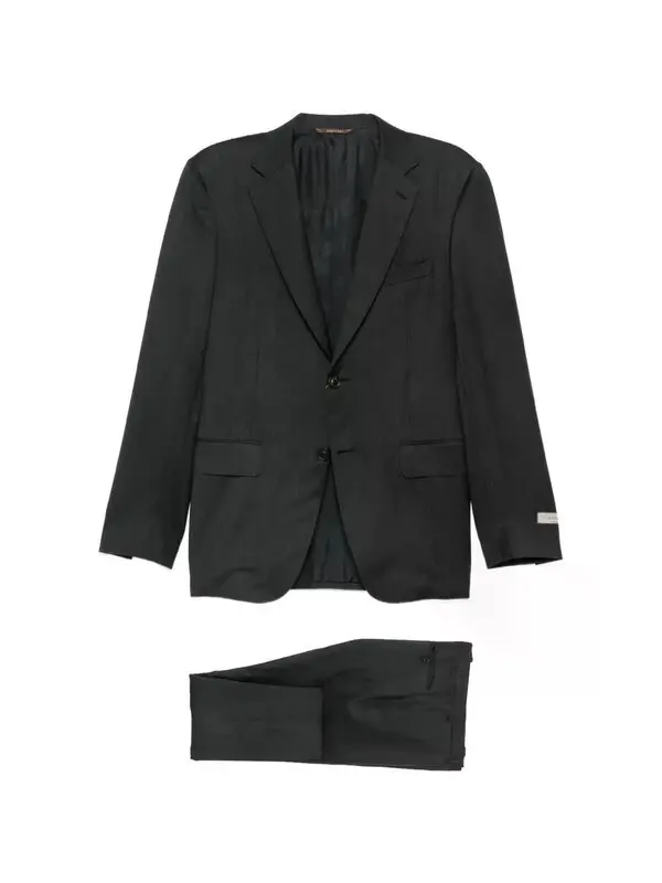Canali Single-breasted Notched-lapels Suit - Grey