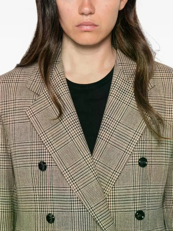 Tagliatore Check-pattern Double-breasted Jacket
