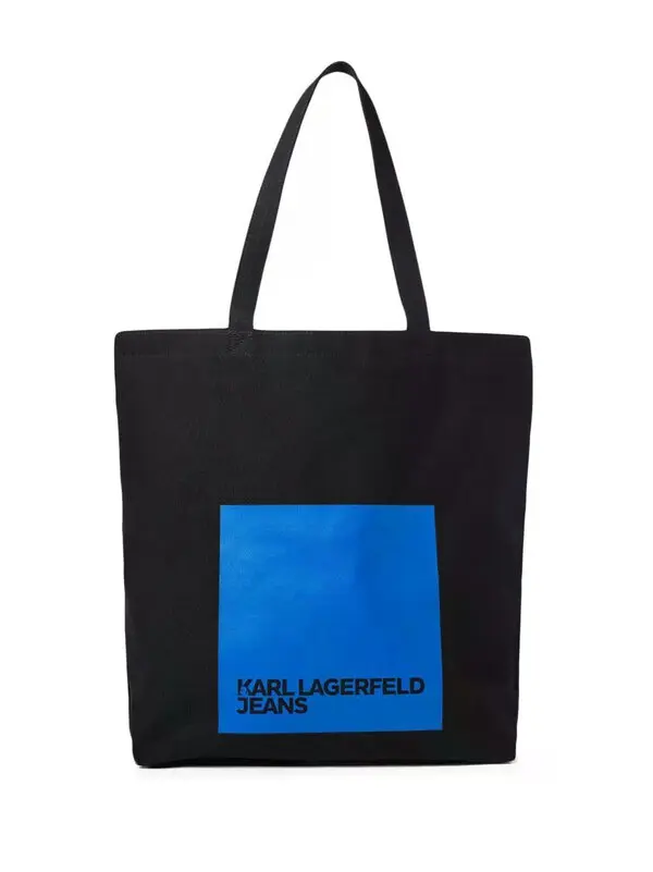 Karl Lagerfeld Logo-appliqué Tote Bag