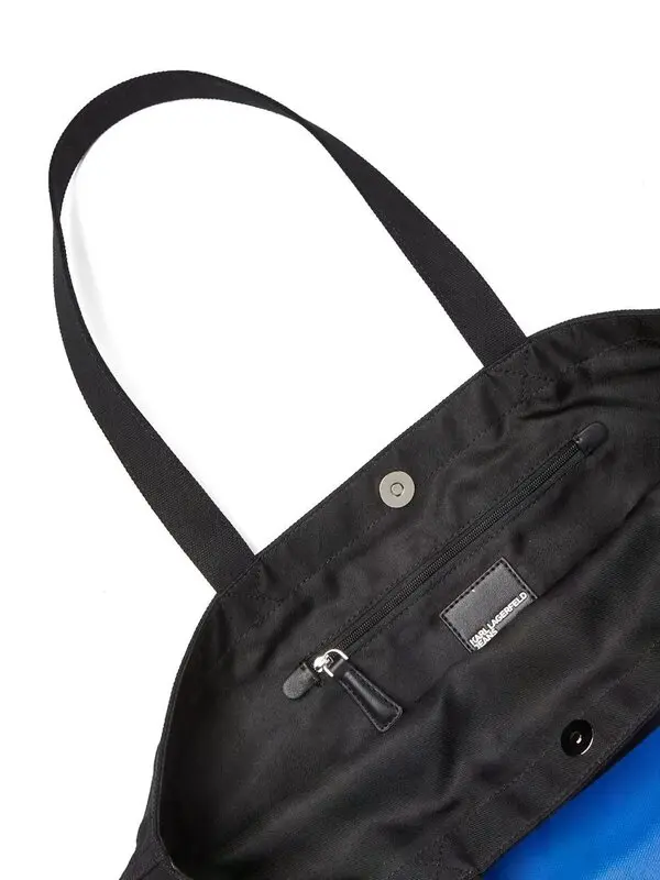 Karl Lagerfeld Logo-appliqué Tote Bag
