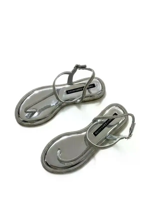 TWENTY FOURHAITCH Torimbia Crystal-embellished Sandals