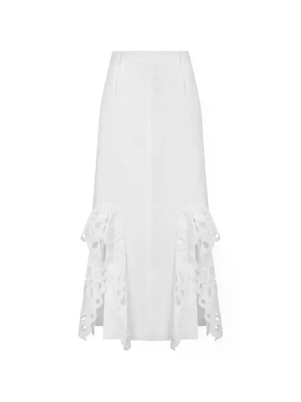 Moschino Broderie-anglaise Maxi Skirt