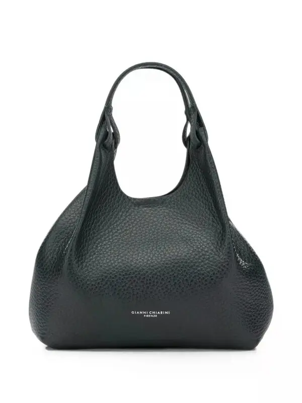 GIANNI CHIARINI Medium Dua Grained Leather Tote Bag - Green