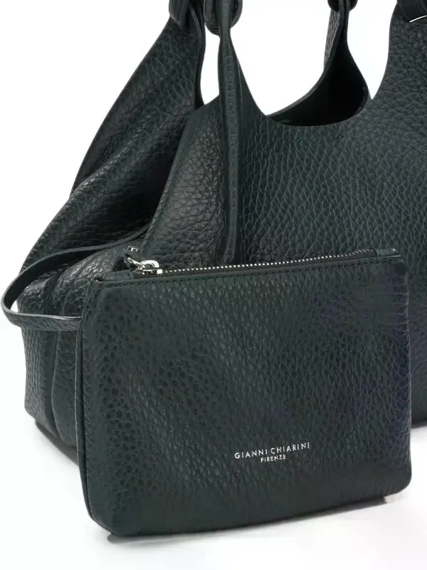 GIANNI CHIARINI Medium Dua Grained Leather Tote Bag