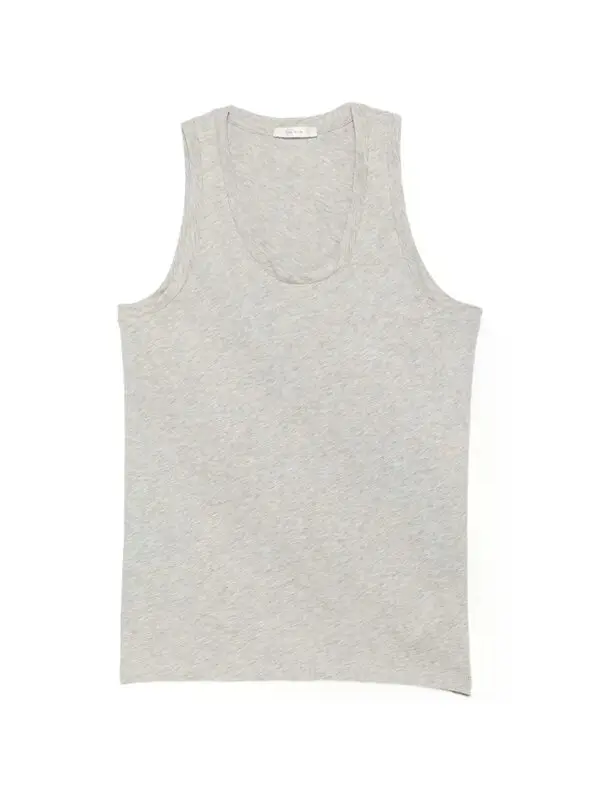 THE ROW Sleeveless Jersey Tank Top - Grey