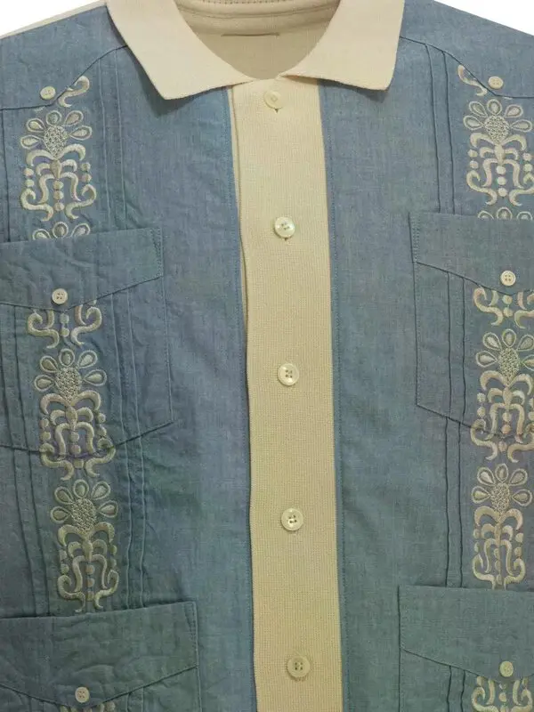 Kapital Embroidered Panelled Shirt