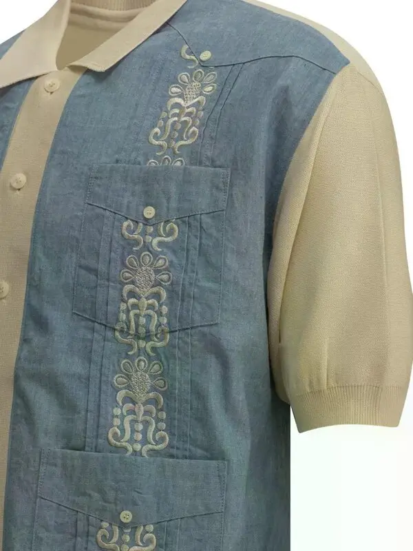 Kapital Embroidered Panelled Shirt