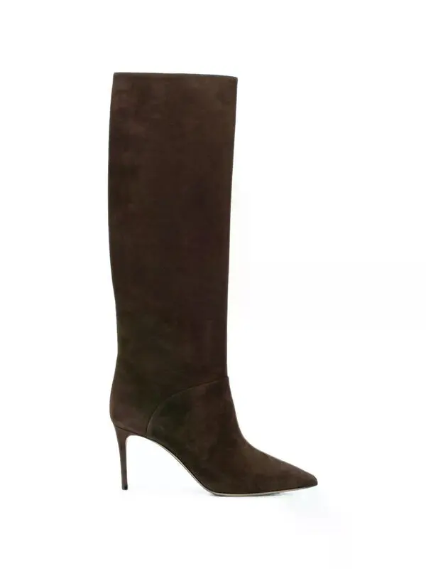 Casadei Blade Suede Pointed-toe Boots