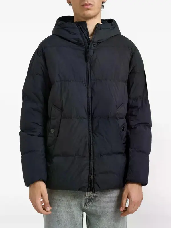Stone Island 4100037 Crinkle Reps Ny Down Jacket - Blue