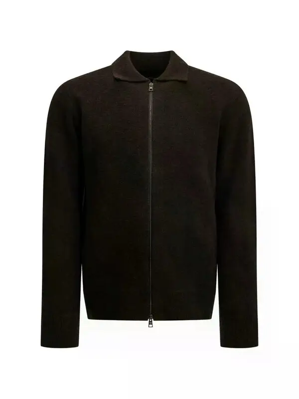 Tagliatore Zip-up Collared Cardigan