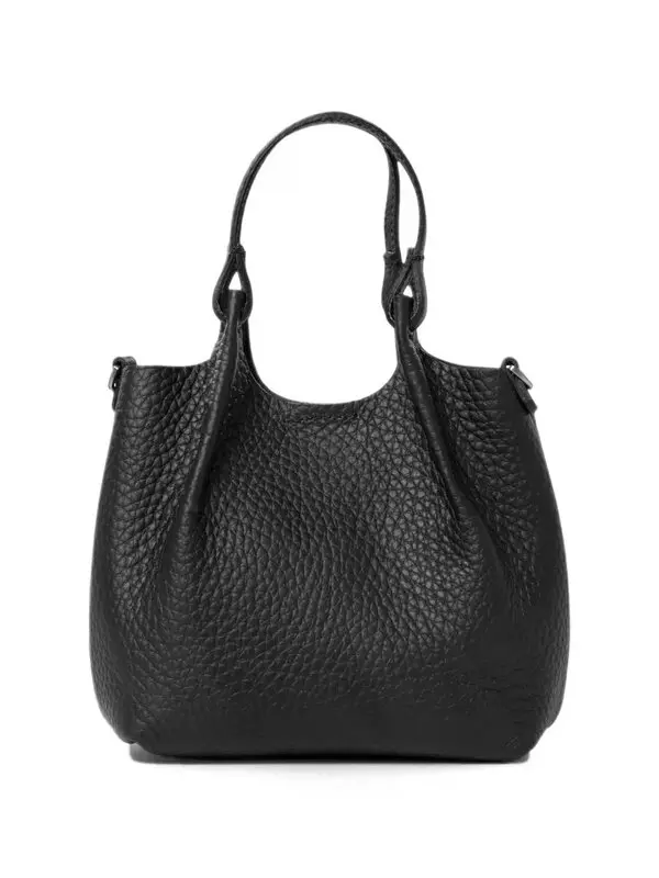 GIANNI CHIARINI Pebbled-leather Tote Bag - Black