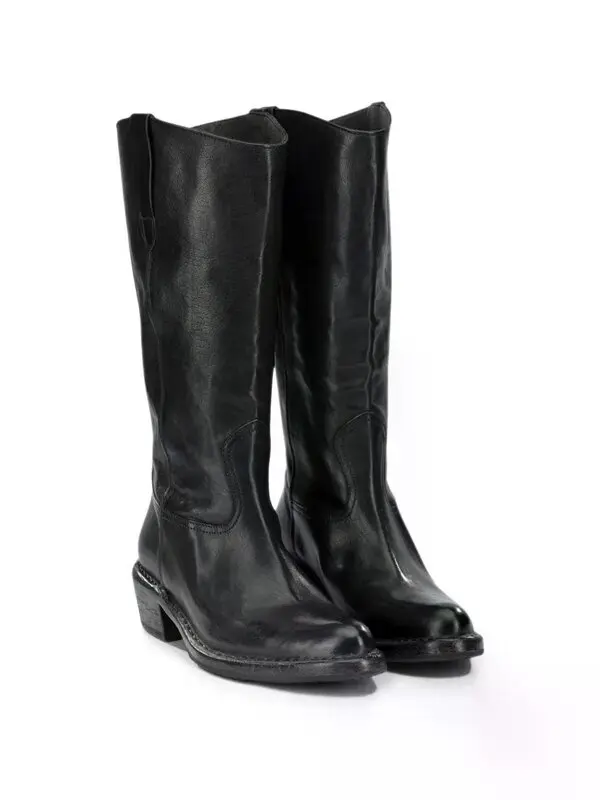 Moma Dallas Knee-high Boots - Black