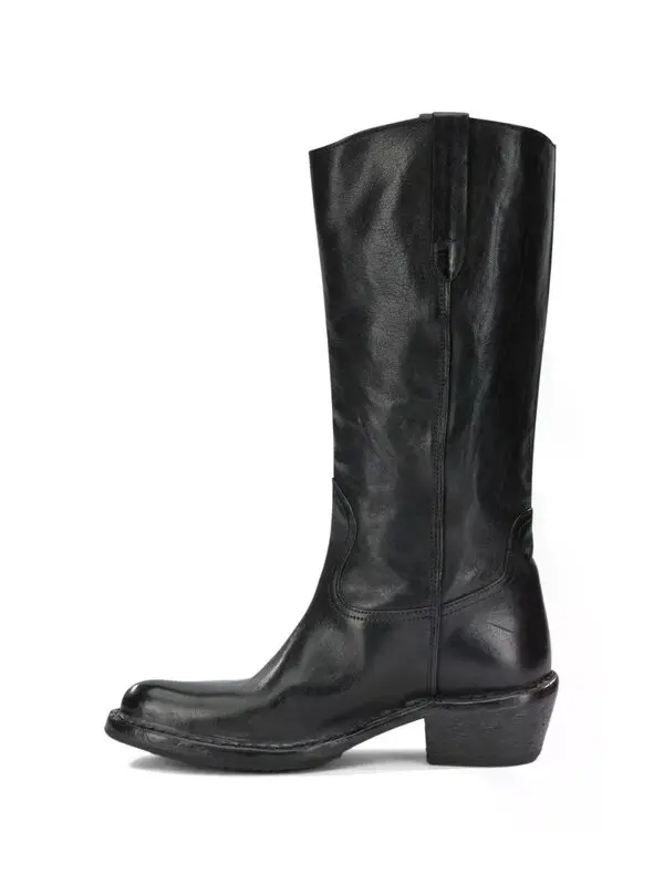 Moma Dallas Knee-high Boots - Black