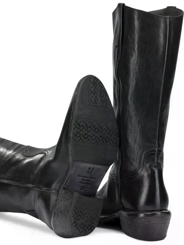 Moma Dallas Knee-high Boots - Black