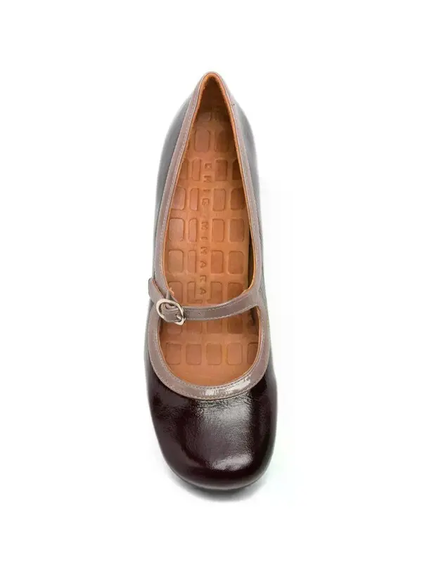 Chie Mihara Patent Leather Buckle-strap Pumps