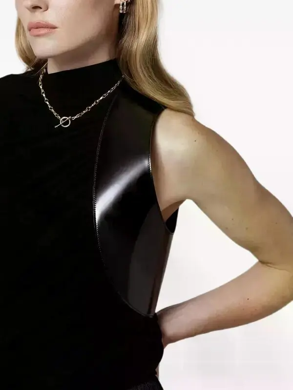 AZLEE Large Motif Double-link Necklace - Gold