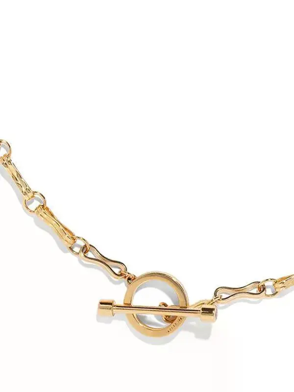 AZLEE Large Motif Double-link Necklace