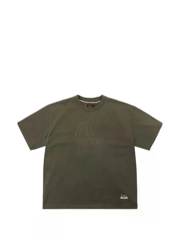 EVISU Seagull Tonal-appliqué T-shirt