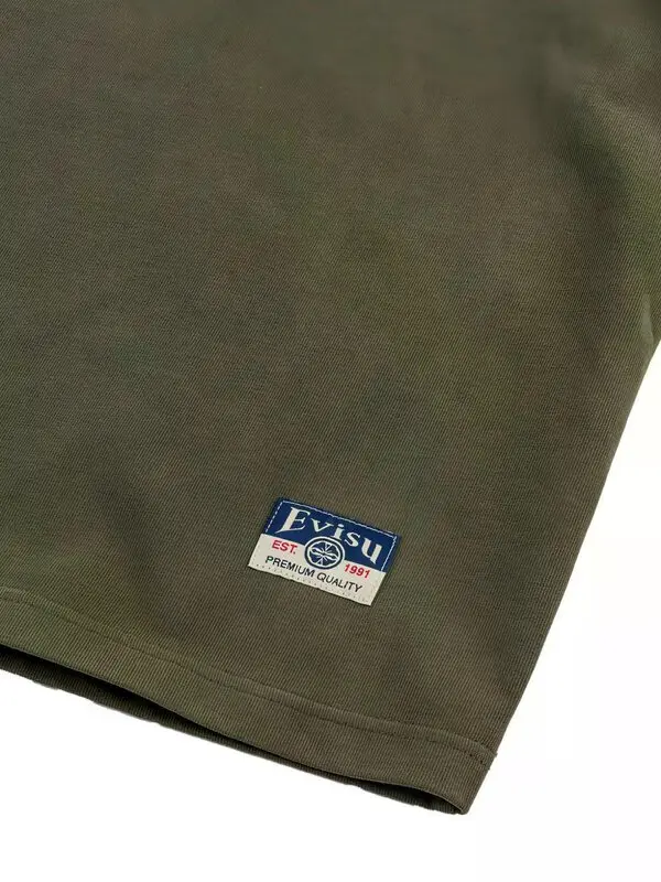 EVISU Seagull Tonal-appliqué T-shirt