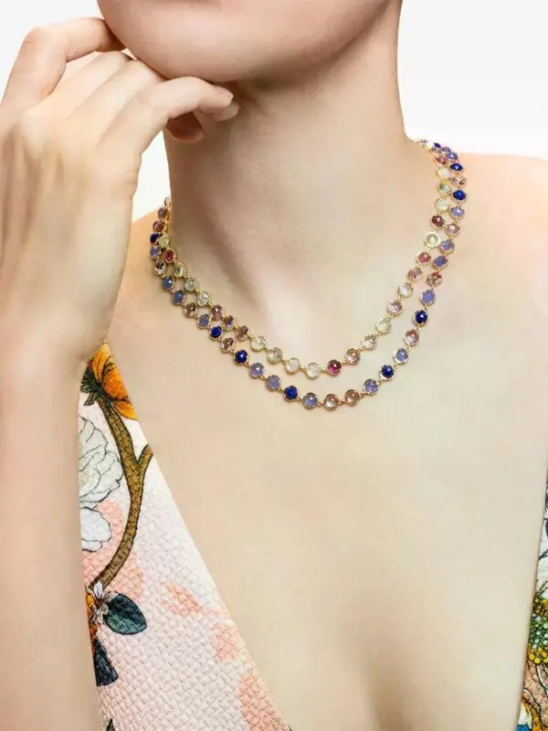 Irene Neuwirth Classic Lapis And Tanzanite Link Necklace