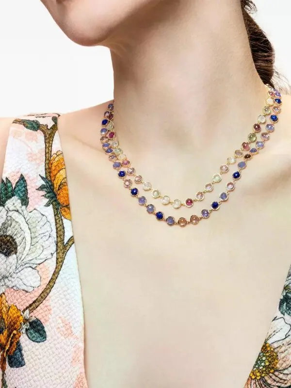 Irene Neuwirth Classic Lapis And Tanzanite Link Necklace