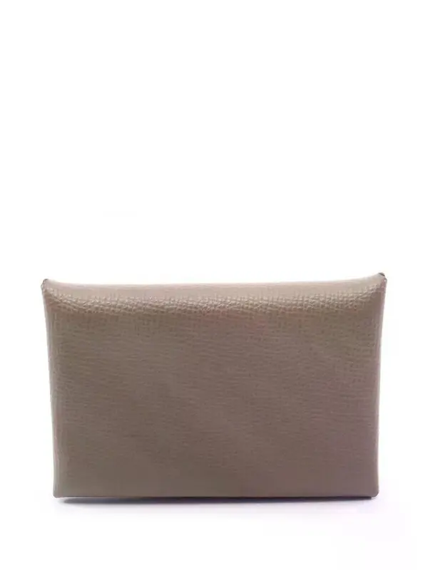 Hermès Calvi Duo Coin Purse - Neutrals