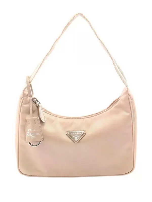 Prada 2019-2026 Mini Tessuto Re Edition 2000 Shoulder Bag - Neutrals