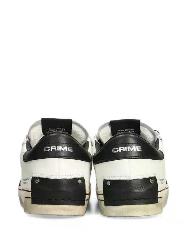 CRIME LONDON Distressed 2.0 Leather Sneakers