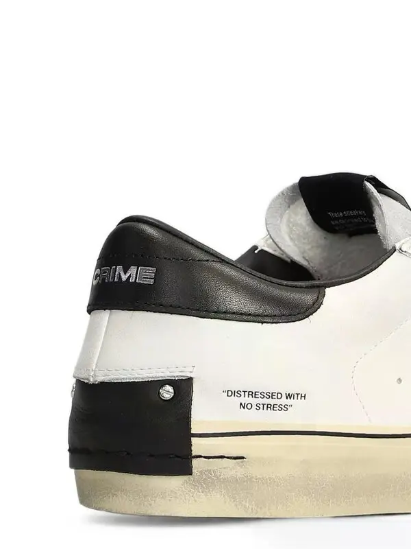 CRIME LONDON Distressed 2.0 Leather Sneakers