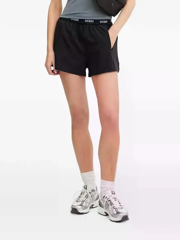 Guess Logo-waistband Shorts