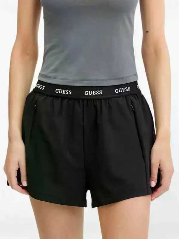 Guess Logo-waistband Shorts