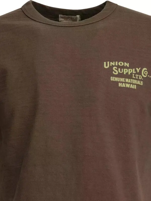 SUN SURF Logo-print Cotton T-shirt