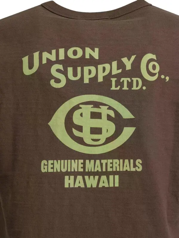 SUN SURF Logo-print Cotton T-shirt