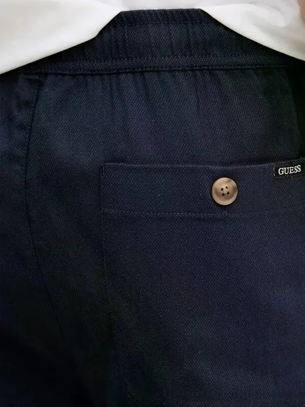 Guess Drawstring-waist Pleated Trousers