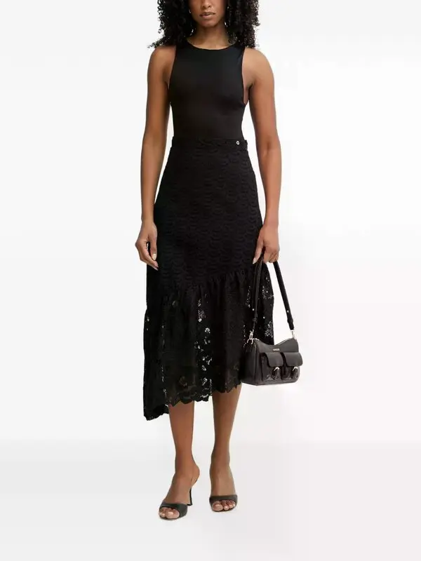 Guess Ruffled Lace Skirt
