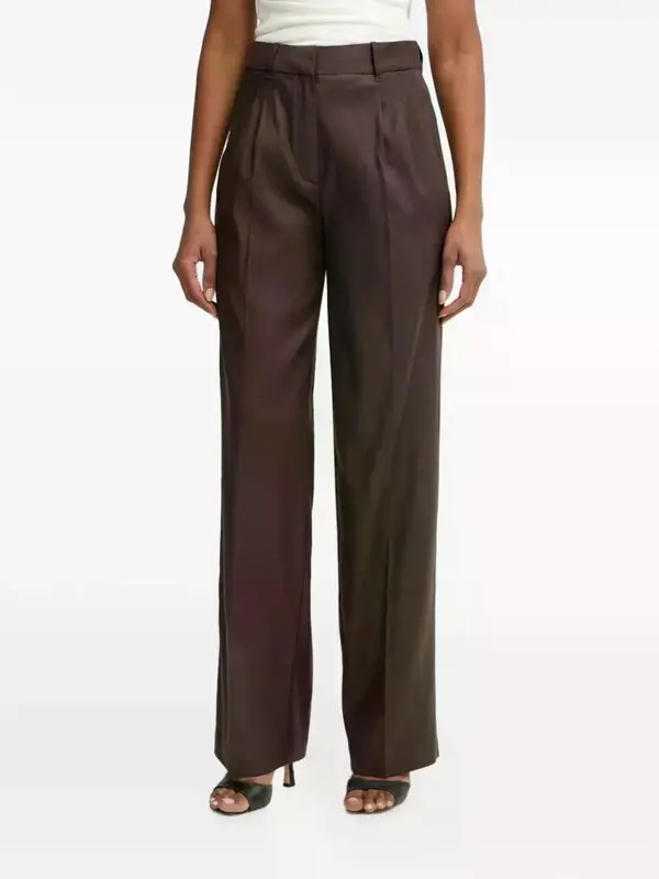 Guess Linen-blend Straight Leg Pants