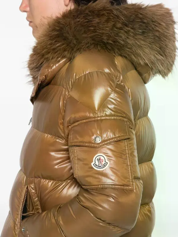 Moncler Hypolais Quilted Jacket - Brown