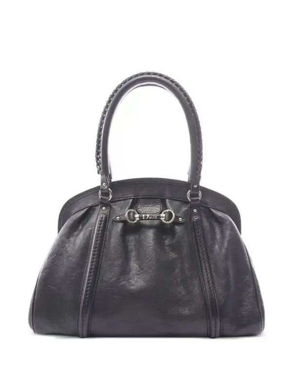 Dior 2000s Logo-detail Handbag - Black