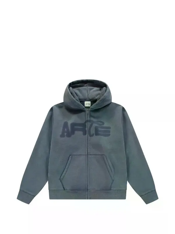 ARTE ANTWERP Logo-print Zip-up Hoodie