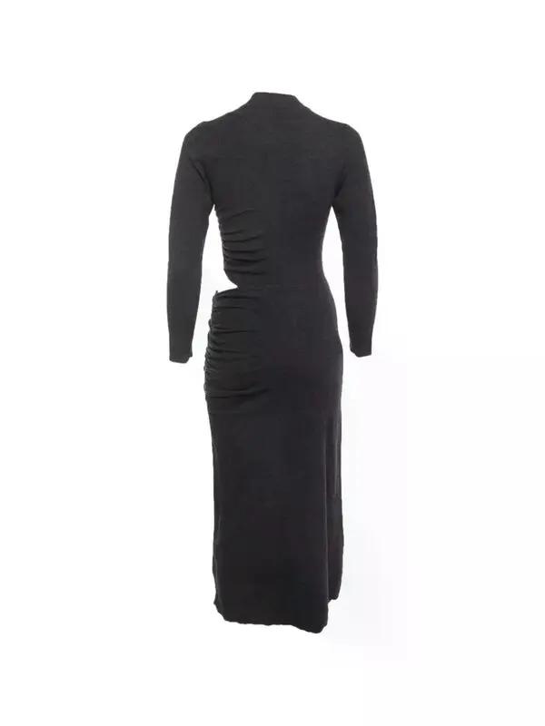 Sandro Ryna Ruched Maxi Dress
