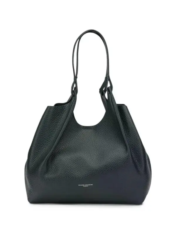 GIANNI CHIARINI Dua Grained Leather Shoulder Bag - Green