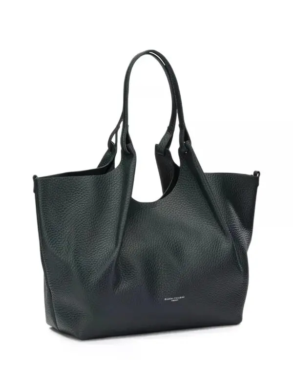 GIANNI CHIARINI Dua Grained Leather Shoulder Bag