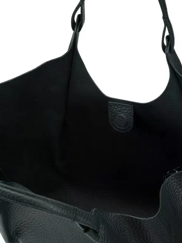 GIANNI CHIARINI Dua Grained Leather Shoulder Bag