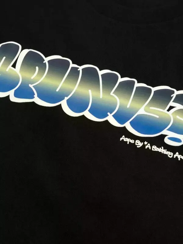 AAPE BY *A BATHING APE Aapeunvs Moonface Graphic-print T-shirt