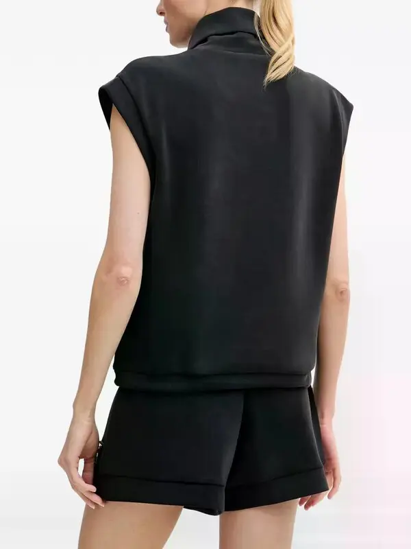 Guess Funnel-neck Logo-plaque Top